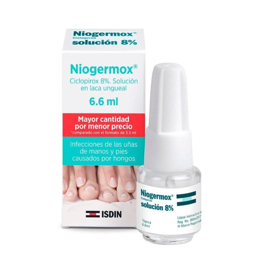 NIOGERMOX 8% SOLUCIÓN 6.6ML | Farmacia Dermatológica Cruz Rosa ...