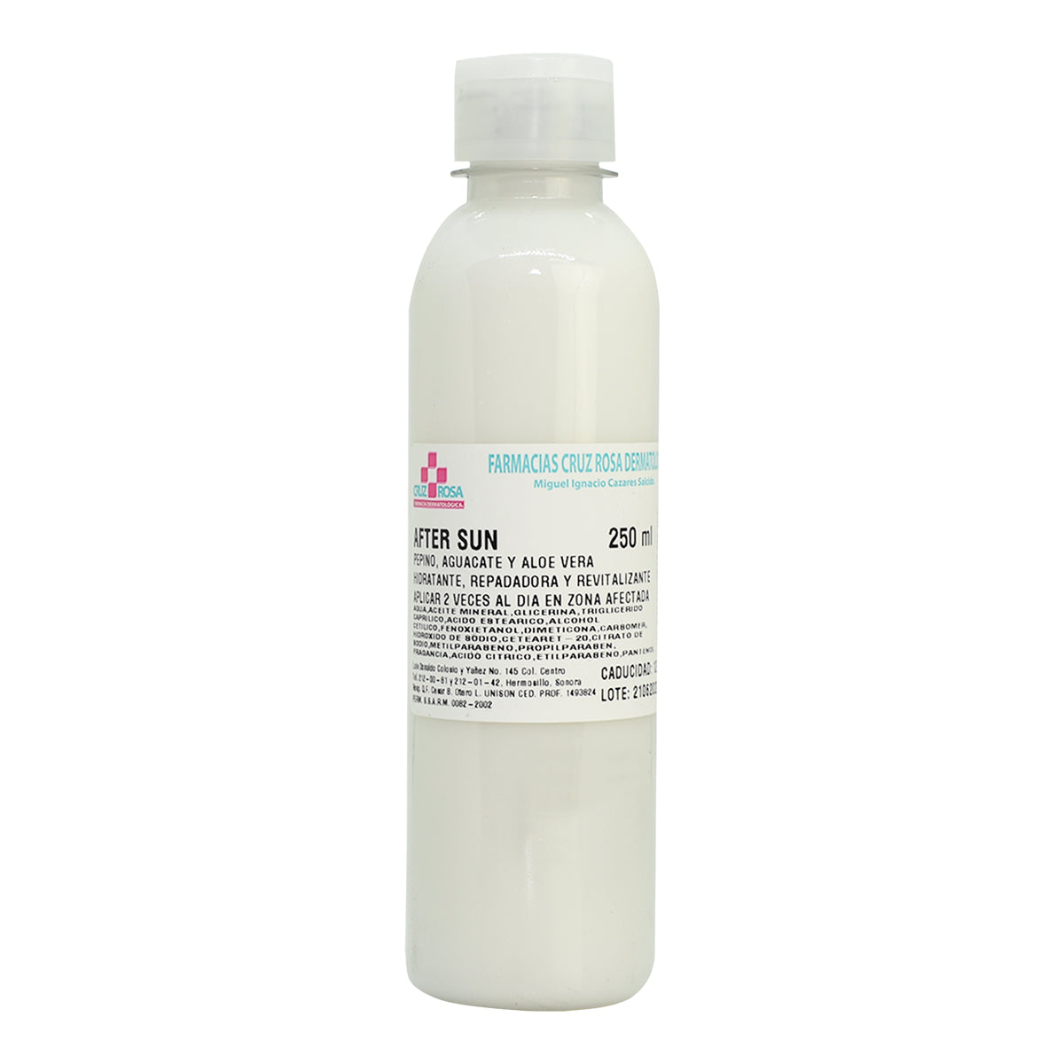 AFTER SUN 250ML - FARMACIA CRUZ ROSA | Farmacia Dermatológica Cruz Rosa ...