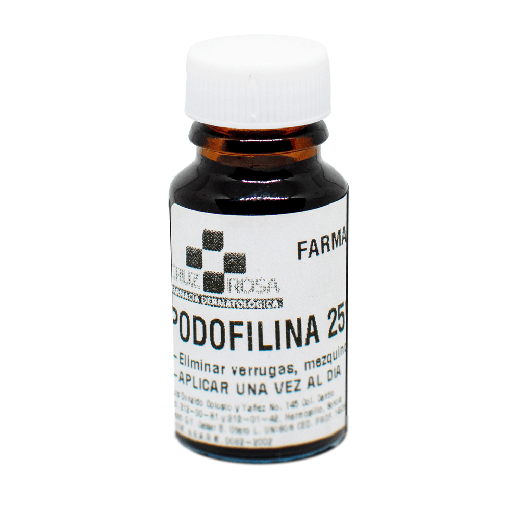PODOFILINA 25% 10 ML - FARMACIA CRUZ ROSA | Farmacia Dermatológica Cruz ...