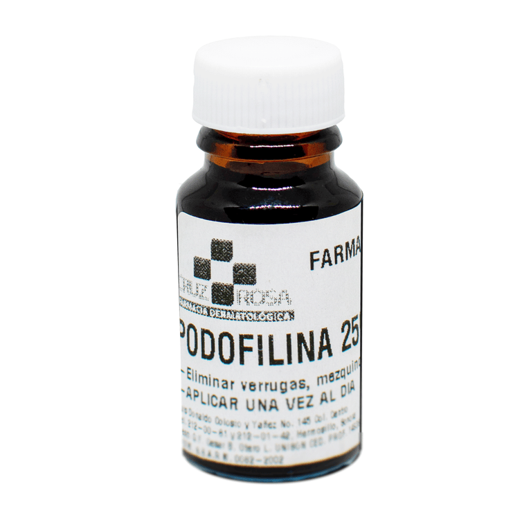 PODOFILINA 25% 10 ML - FARMACIA CRUZ ROSA | Farmacia Dermatológica Cruz ...