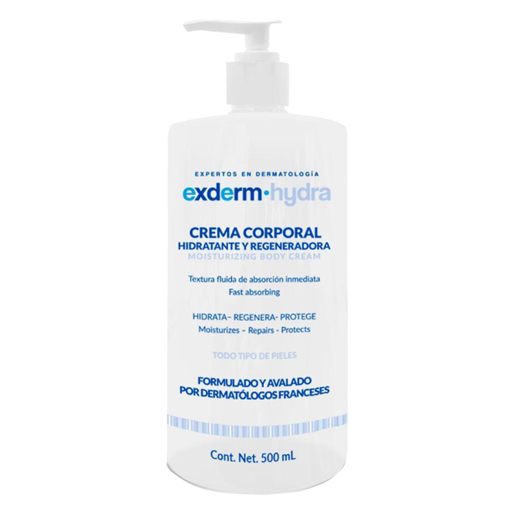 EXDERM HYDRA CREMA CORPORAL 500ML | Farmacia Dermatológica Cruz Rosa ...