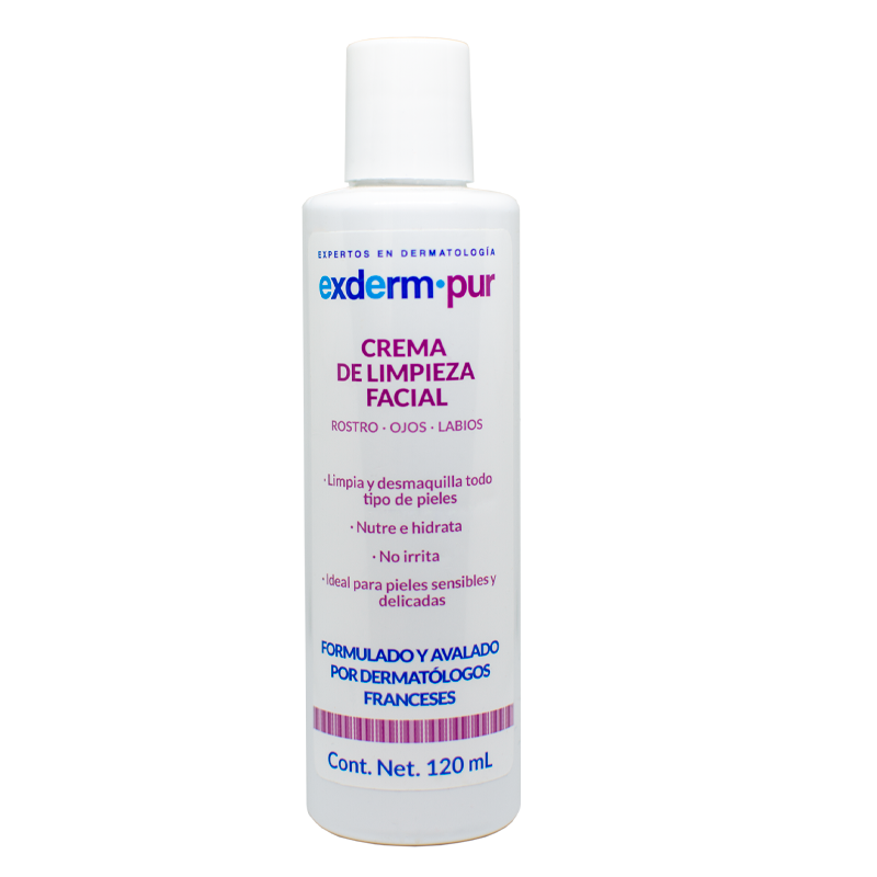 EXDERM PUR CRMA LIMPIEZA 120ML | Farmacia Dermatológica Cruz Rosa ...